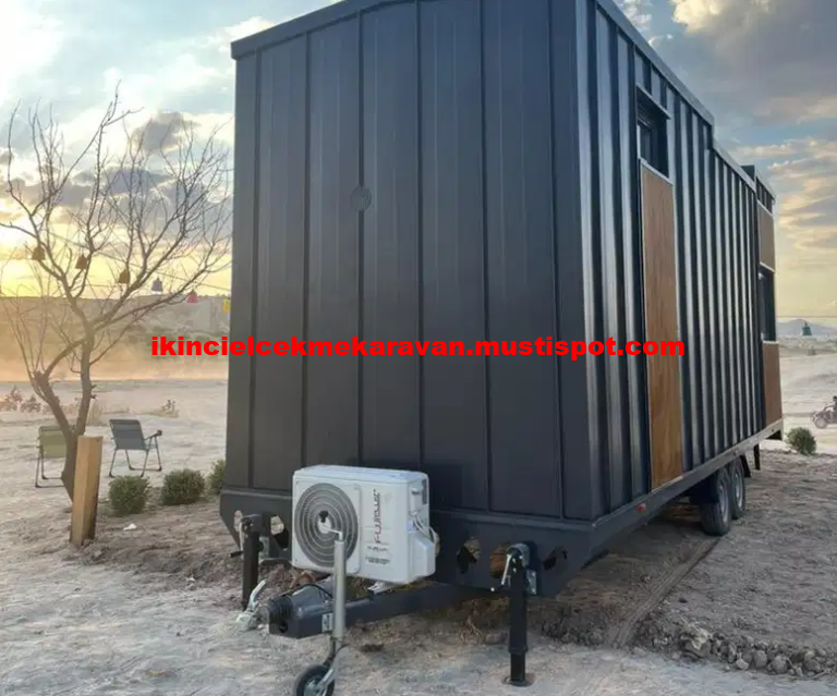 ÇEKME BELGELİ RUHSATLI ikinci el tiny house - ikinci el çekme karavan